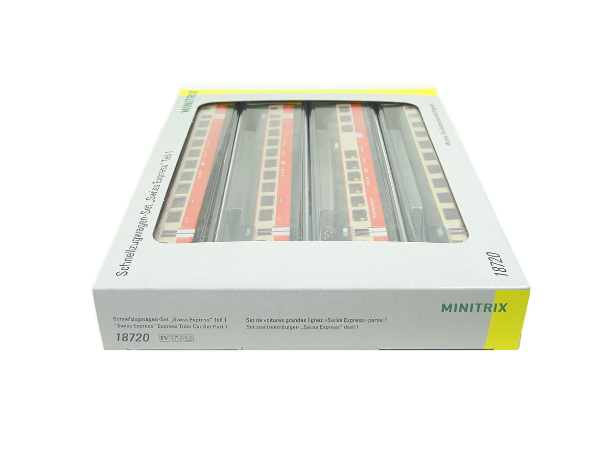 Minitrix N Schnellzugwagen-Set Swiss Express Teil 1 18720 neu OVP – lokomofreund