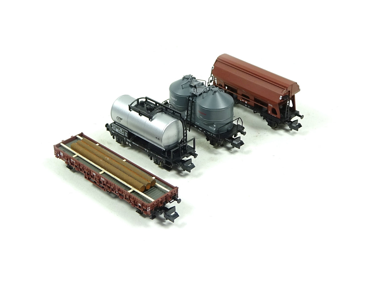 Minitrix N Güterwagen Set DB Epoche III mhi 18722 neu OVP – lokomofreund
