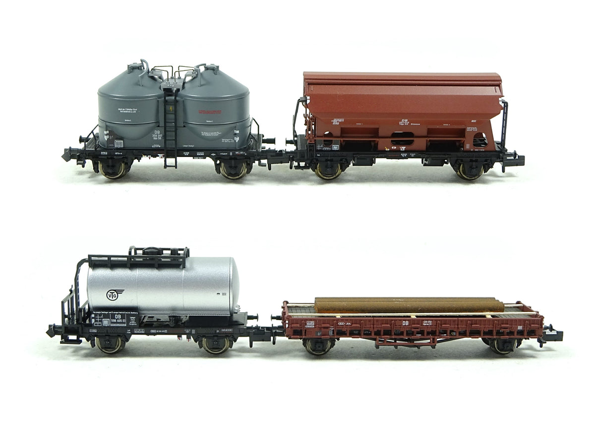 Minitrix N Güterwagen Set DB Epoche III mhi 18722 neu OVP – lokomofreund