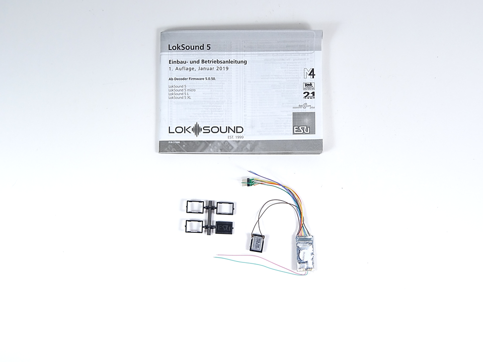 Decoder LokSound 5 DCC/MM/SX/M4 "Leerdecoder", 6-pin NEM651, ESU 58816 ...