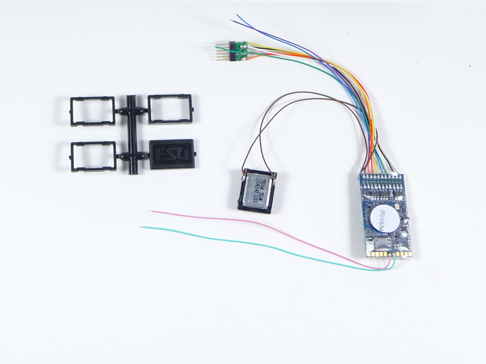 Decoder LokSound 5 DCC/MM/SX/M4 "Leerdecoder", 6-pin NEM651, ESU 58816 ...