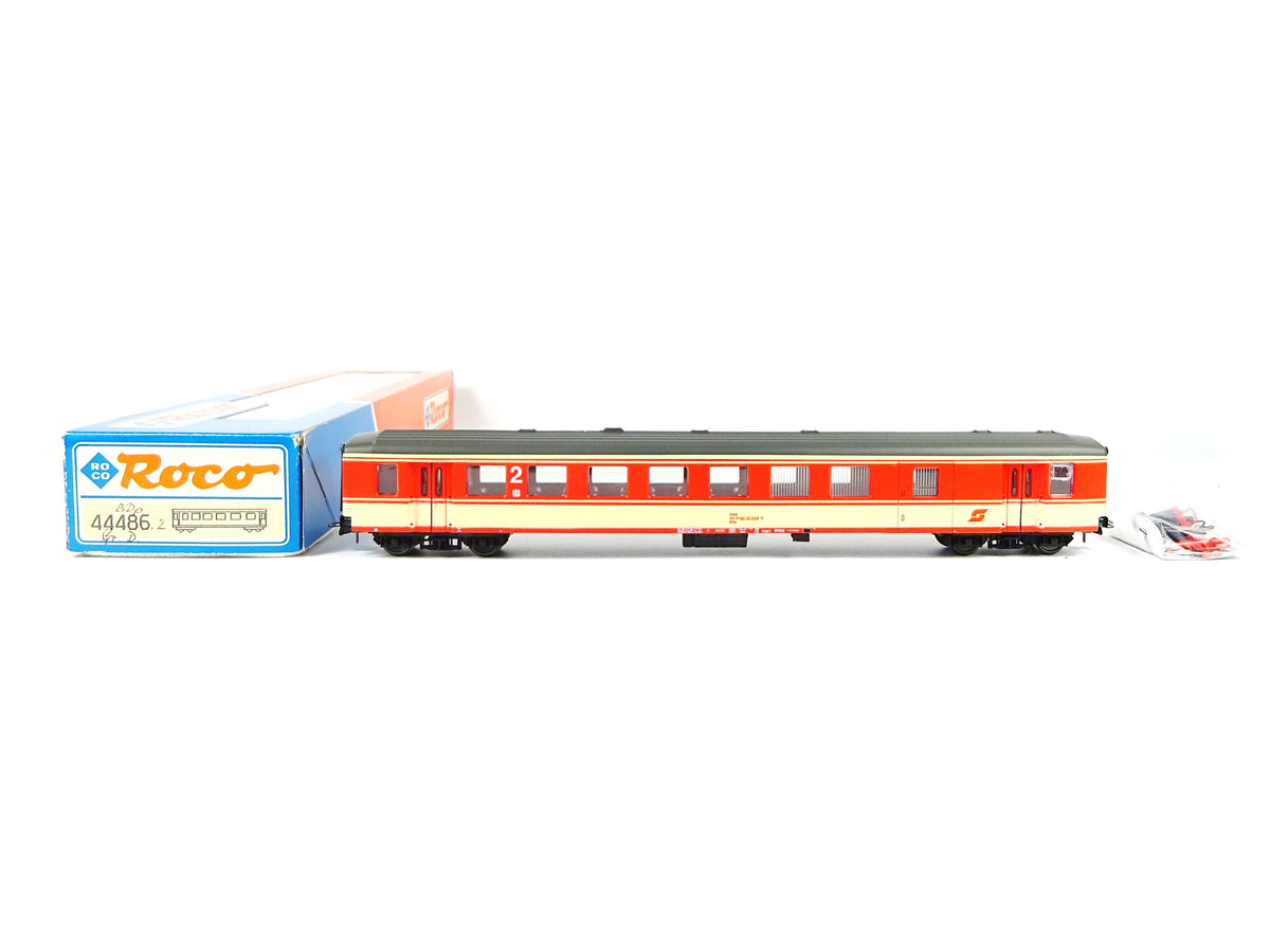 Roco H0 2 Personenwagen Schlierenwagen 1.+2. Kl ÖBB 44486 44487 OVP ...