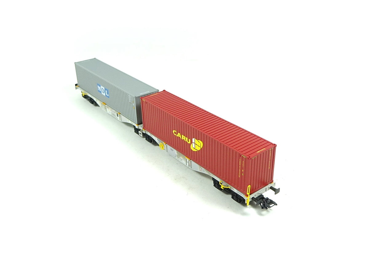 Doppel-Containertragwagen Bauart Sggrss 80, Märklin H0 47811 neu OVP ...