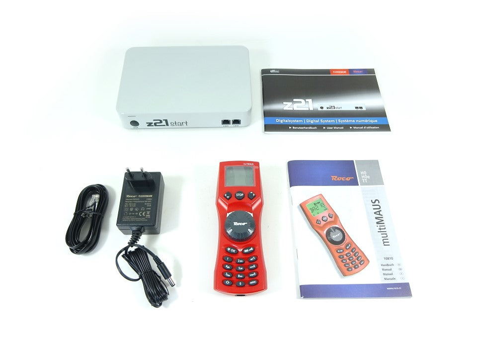 Fahrgerät Digitalzentrale z21 m. MultiMaus rot, Roco Fleischmann 10810 ...
