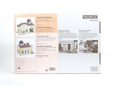 Modellbau Bausatz Maschinenhaus mit Dampfmaschine, Faller H0 191734 ne ...