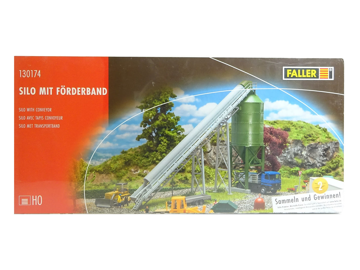 Modellbahn Bausatz Silo mit Förderband, Faller H0 130174 neu OVP ...