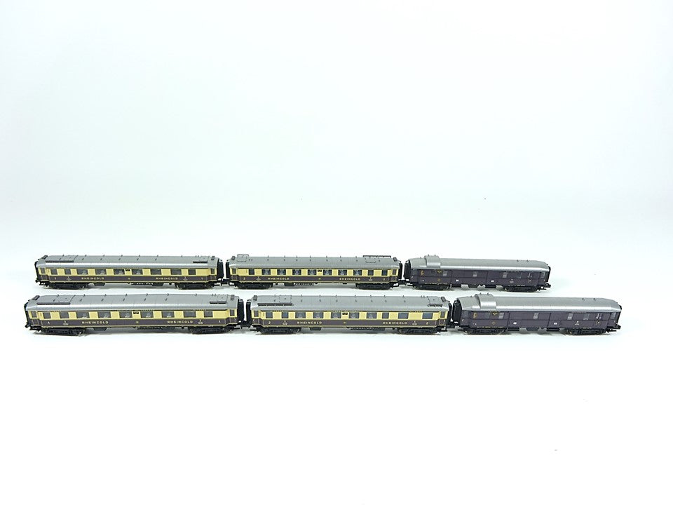 Minitrix 15539, Schnellzugwagen-Set "Rheingold", neu, OVP – lokomofreund