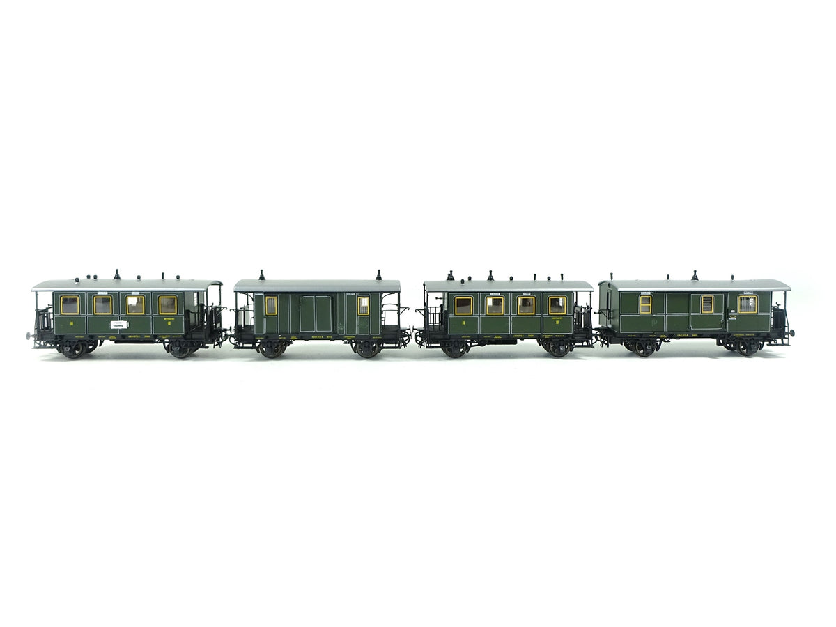 Personenwagen-Set „Bayerische Lokalbahn“ 4-teilig, Roco H0 44014 OVP ...
