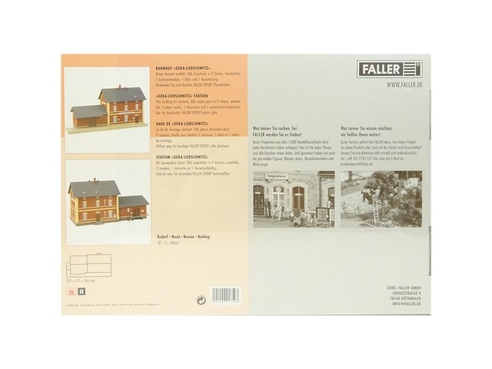 Modellbau Bausatz Lagerhaus, Faller H0 191795 neu OVP – lokomofreund